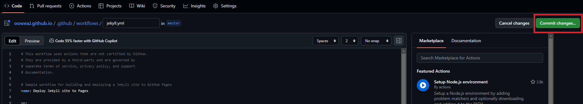 Git 블로그 만들기 | ooweaJ